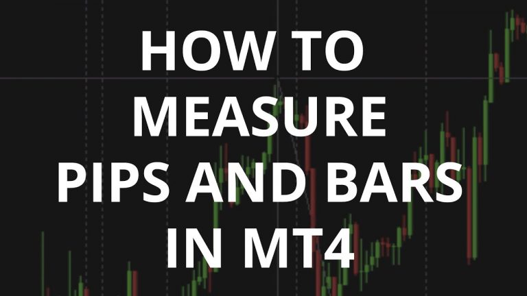 Metatrader MT4 Tutorial - How to Measure Pips and Number of Candlesticks